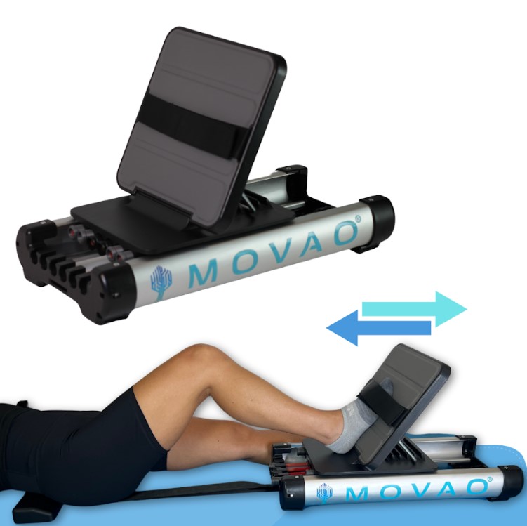 Portable Leg Press Device with Adjustable Footplate and Optional Gaming ...