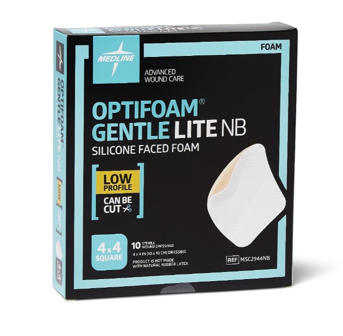 Foam Wound Dressing with Silicone Adhesive and Waterproof Layer from ...