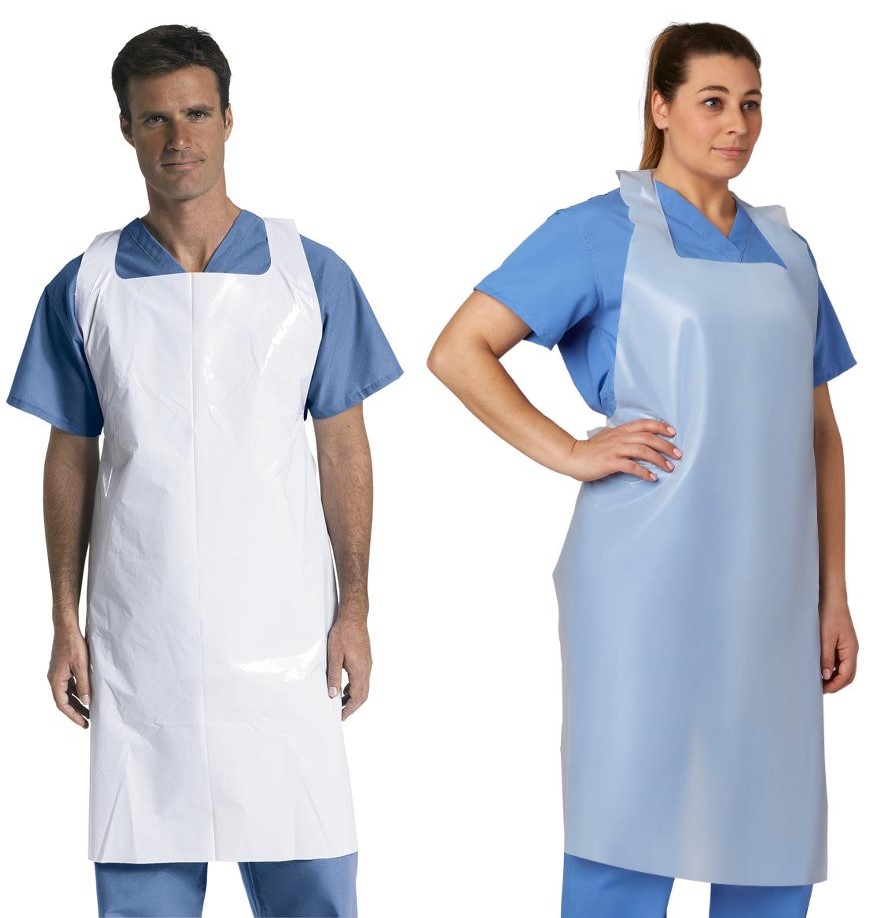 Protective Polyethylene Disposable Aprons By Medline