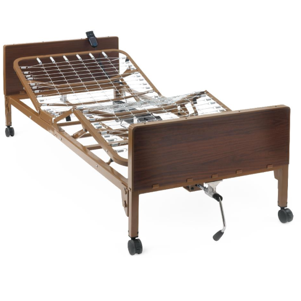 Medline Electric Hospital Bed Package With Adjustable Supports and ...