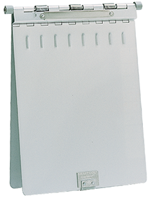 Medical 3-Spring Aluminium Chart Holder for Wheeled Aluminum Chart Carriers