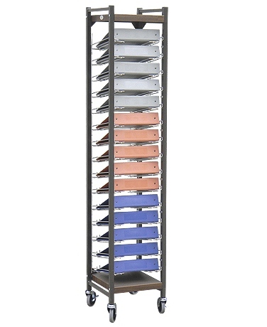 Tall Horizontal Open Chart Racks