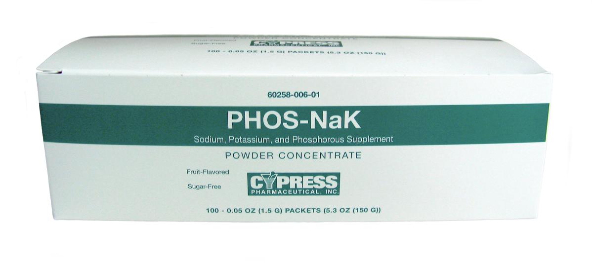 Urinary Acidifier Phos-Nak Powder for Kidney Stone Prevention