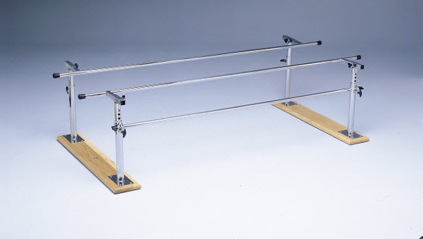Bailey 10 Foot Height and Width Adjustable Folding Parallel Bars with ...