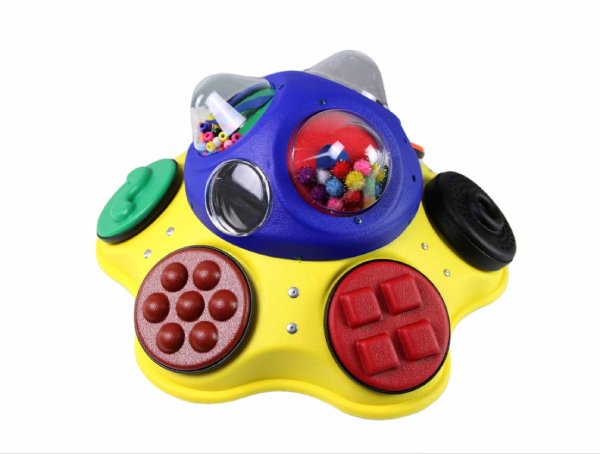 Busy Box for Sensory Input by Enabling Devices