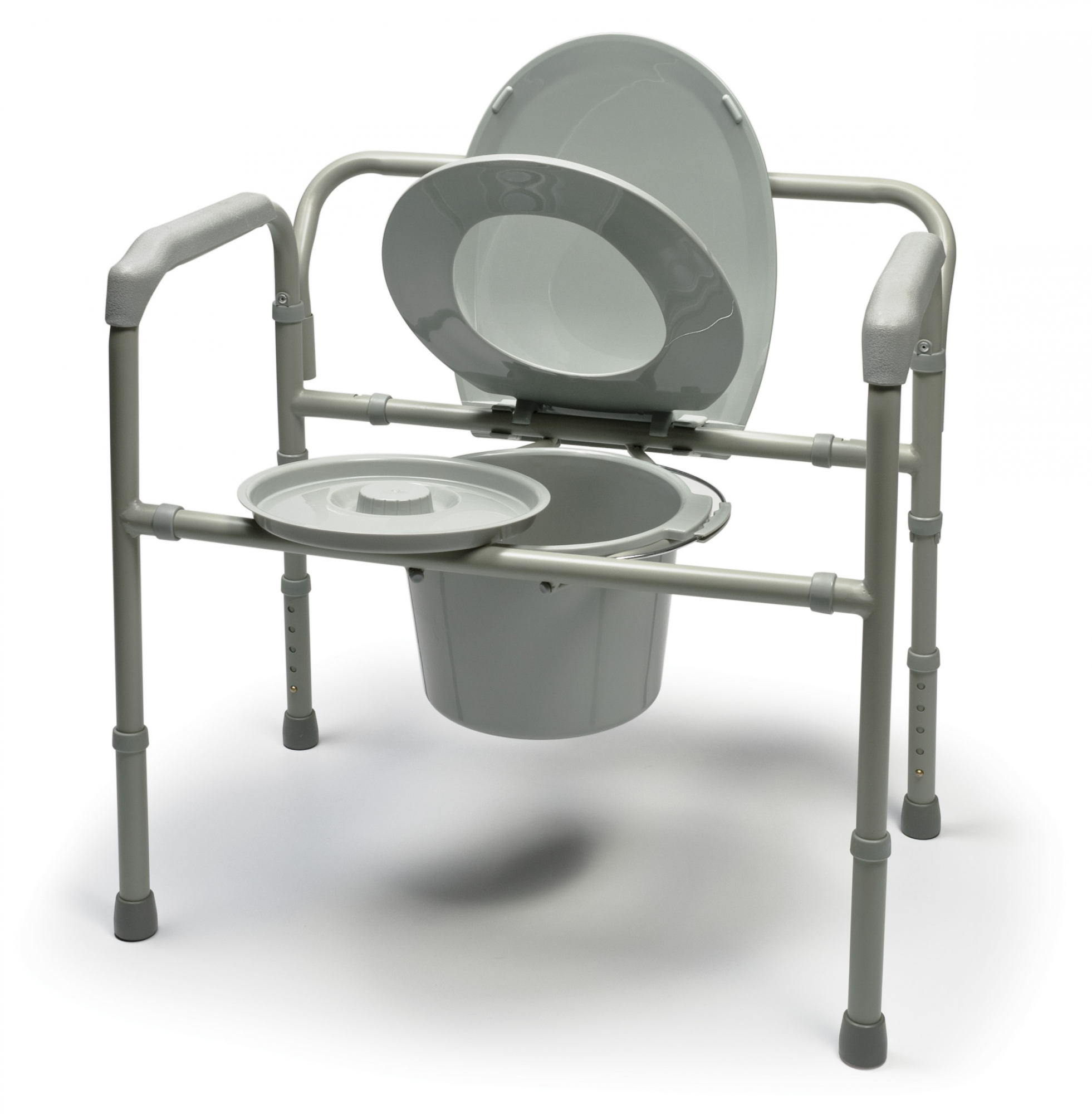 Bariatric Steel Folding Commodes from Graham Field - Qty. 2