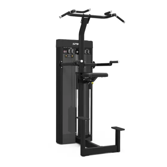 Assisted Pull Up Machine and Dip Station with Kneel Platform by Spirit ...