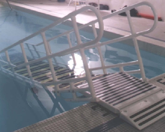 AquaTrek Non-Corrosive Metal Pool Ramps - FREE Shipping