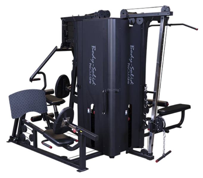Body Solid Multi Station Gym with 4 Weight Stacks | Pro Clubline S1000