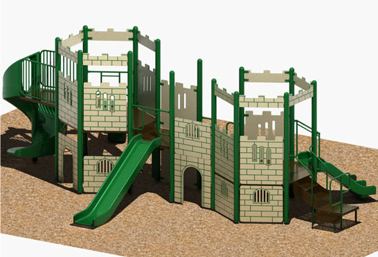 Castle Themed Playground Equipment