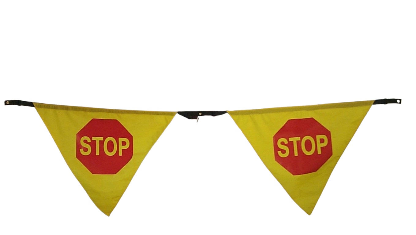 Visual Stop Banner - Adjustable Barrier - FREE Shipping