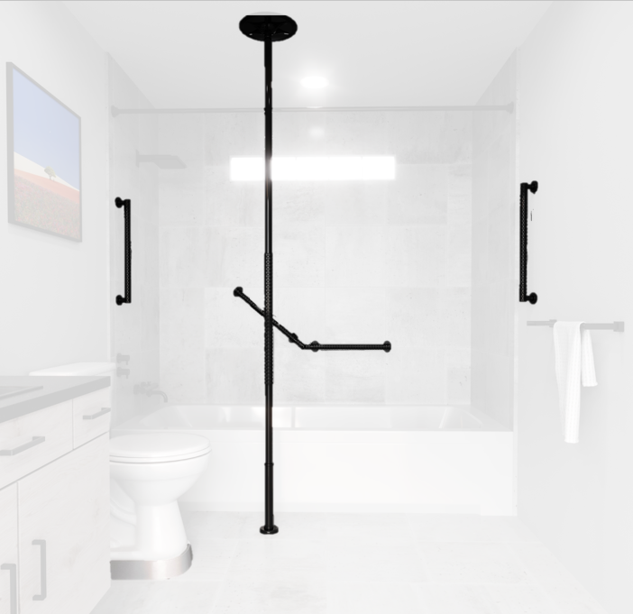 HartMobility Grab Bar Packages for Bathroom Safety