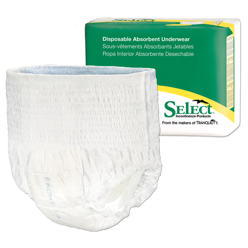 Select Disposable Absorbent Underwear for Adults - Kufguards Leak ...