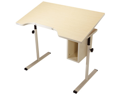 Knob Adjusted Wheelchair Accessible Therapy Tables