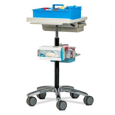 Store & Go Mobile Phlebotomy Cart by Clinton