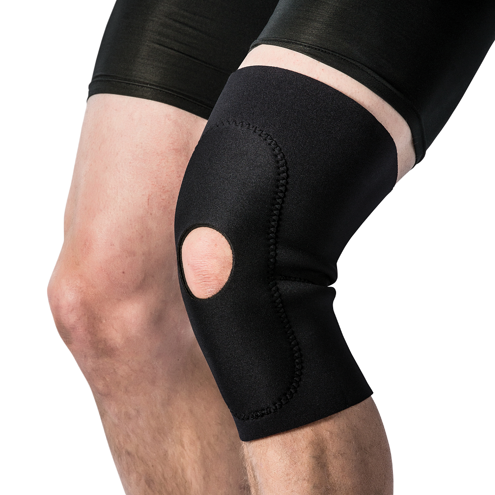 Neoprene Knee Compression Sleeve - Swede-O Open Patella Knee Sleeve