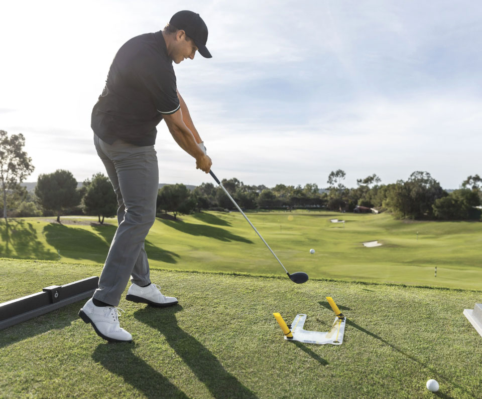 Swing Guide Golf Swing Trainer - Alignment and Path Training Aid for ...