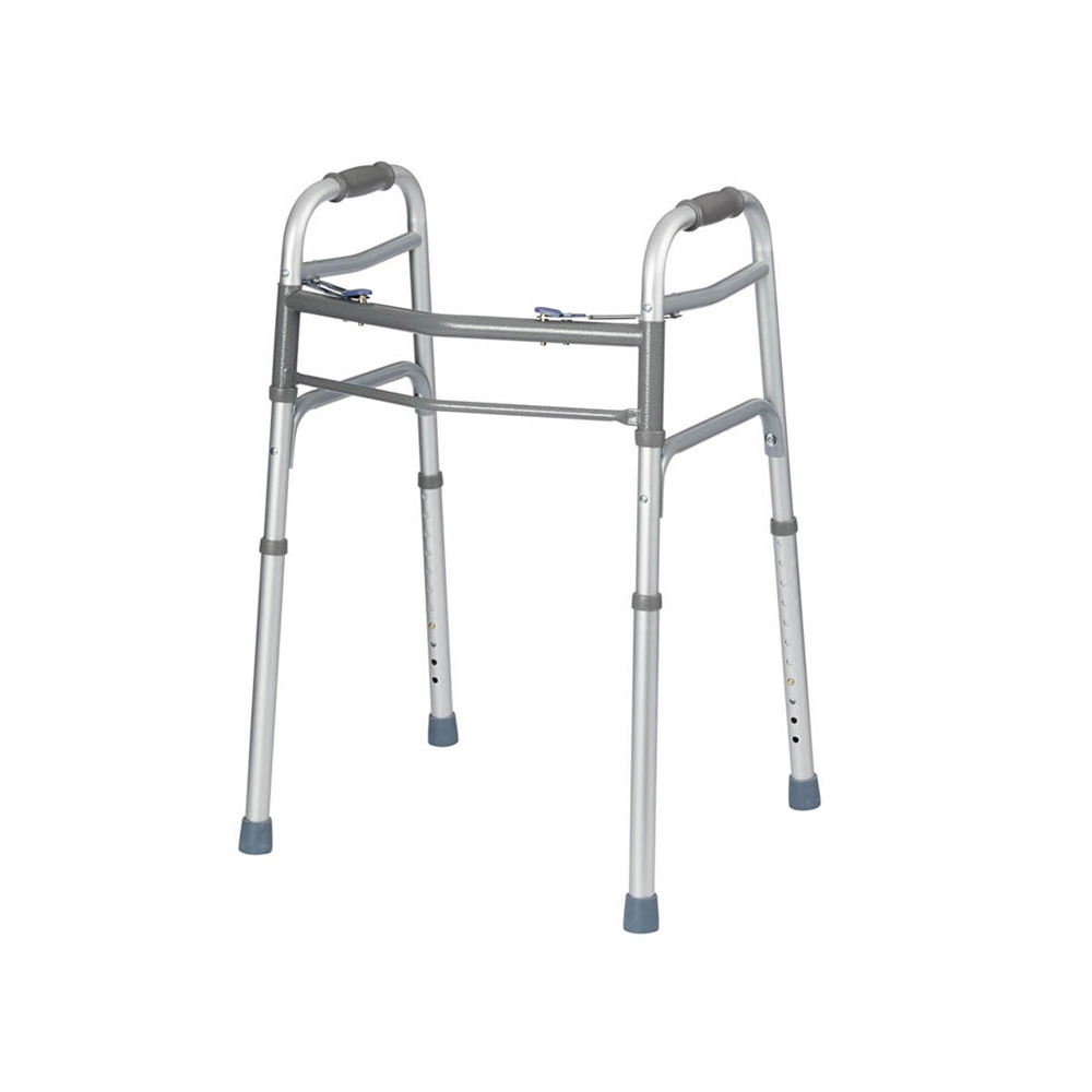Folding Walker with Adjustable Height and 300 lbs. Capacity (Standard ...