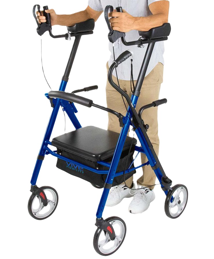 Series T Upright Walker With Adjustable Height and Folding Frame from ...
