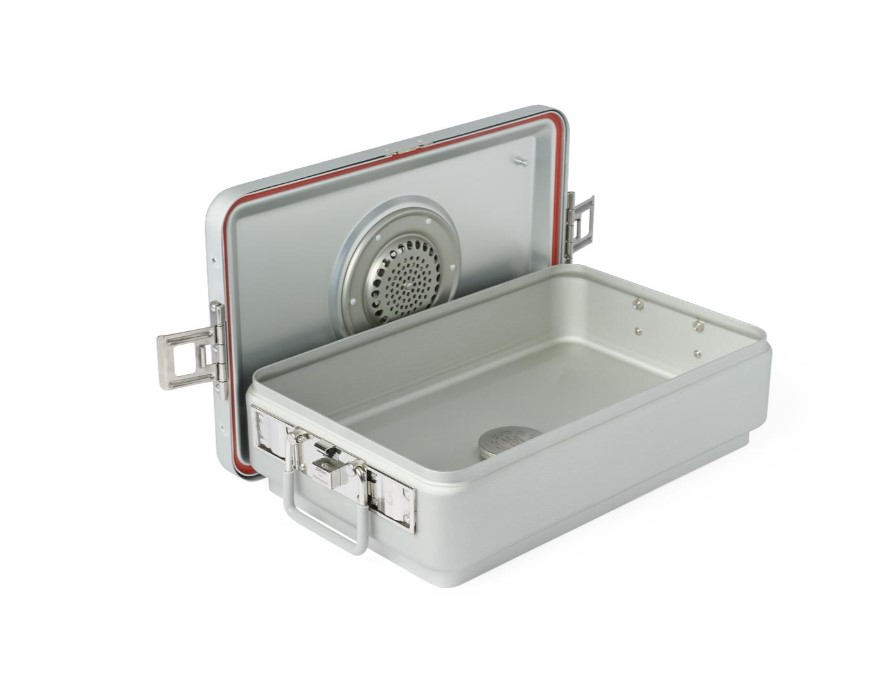 Sterilization Containers with Drainage and Lid in Stainless Steel from ...