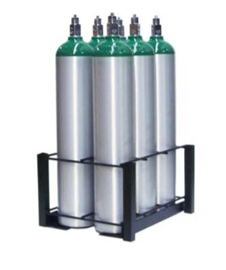 Warehouse Oxygen Cylinder Racks - FREE Shipping