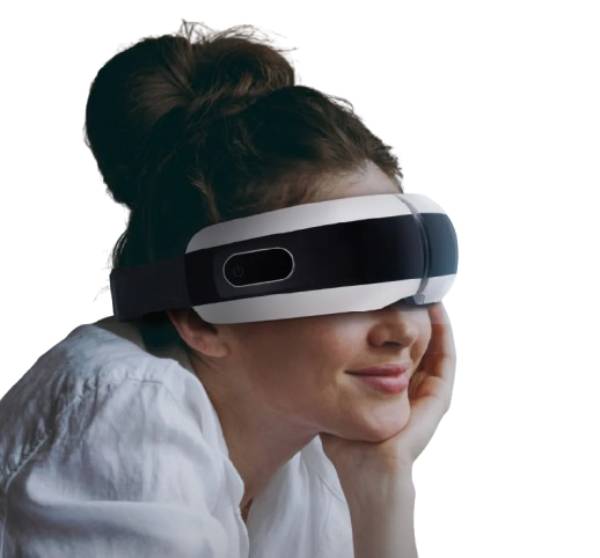Eye Massager with Heat, Vibration, Bluetooth, and Portable Design for ...