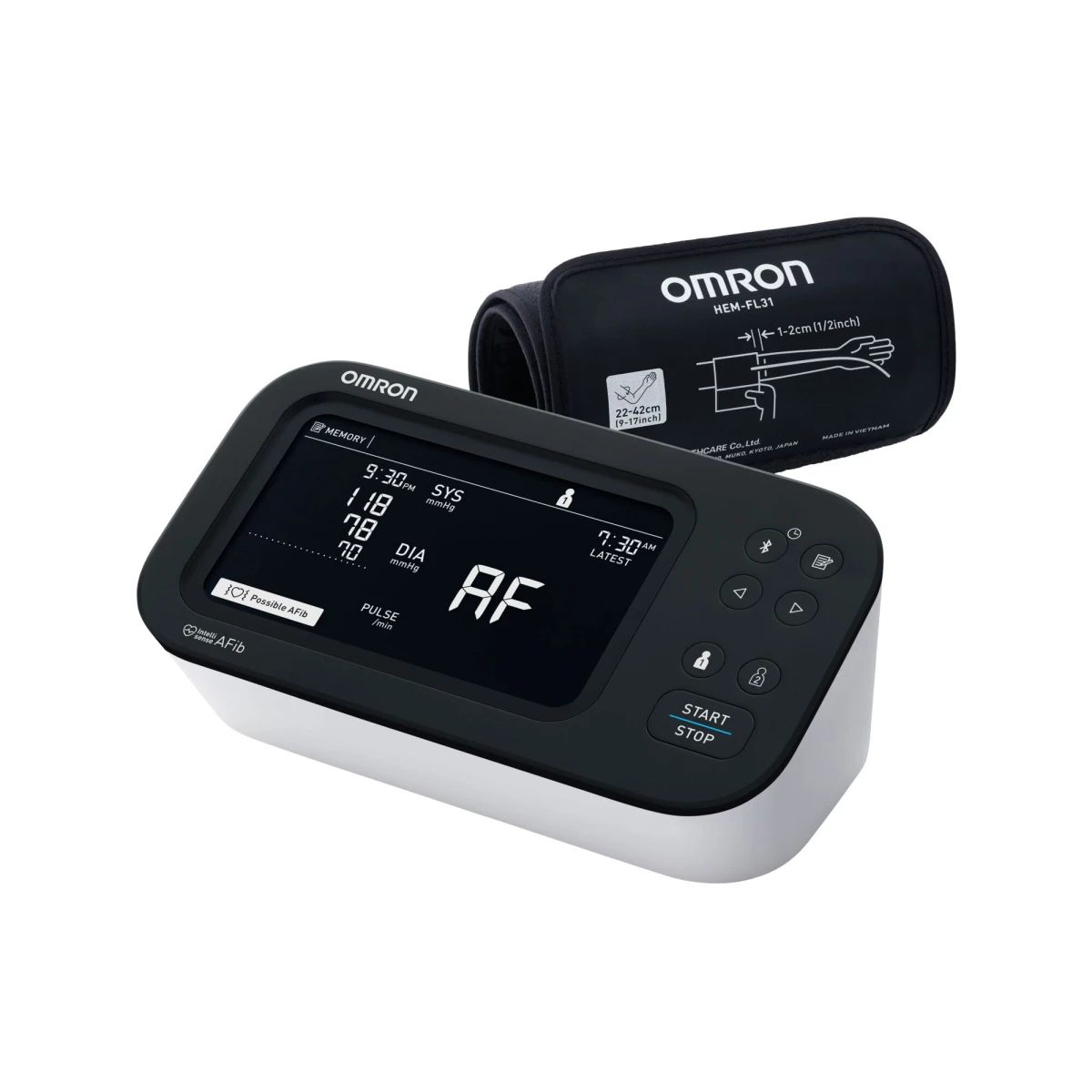 OMRON 10 Series Upper Arm Blood Pressure Monitor | Home Health Monitor ...