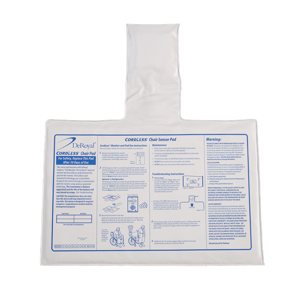 Cordless Weight Sensor Alert Pads by DeRoyal | Chairs and Beds