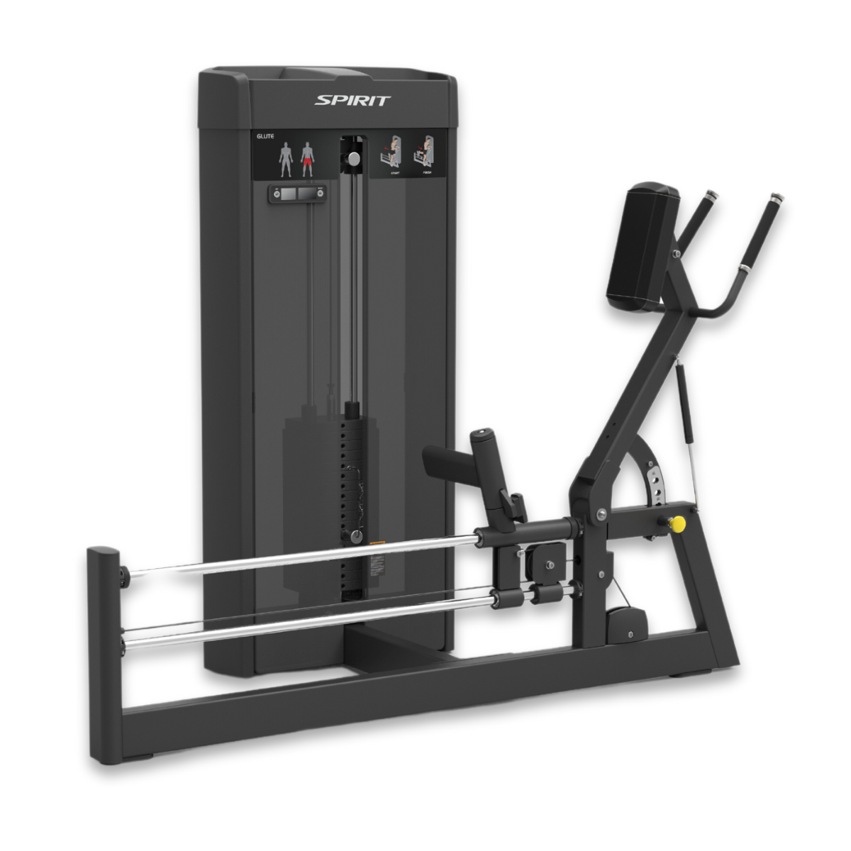 Glute Kickback Machine by Spirit Fitness with Adjustable Chest Pads