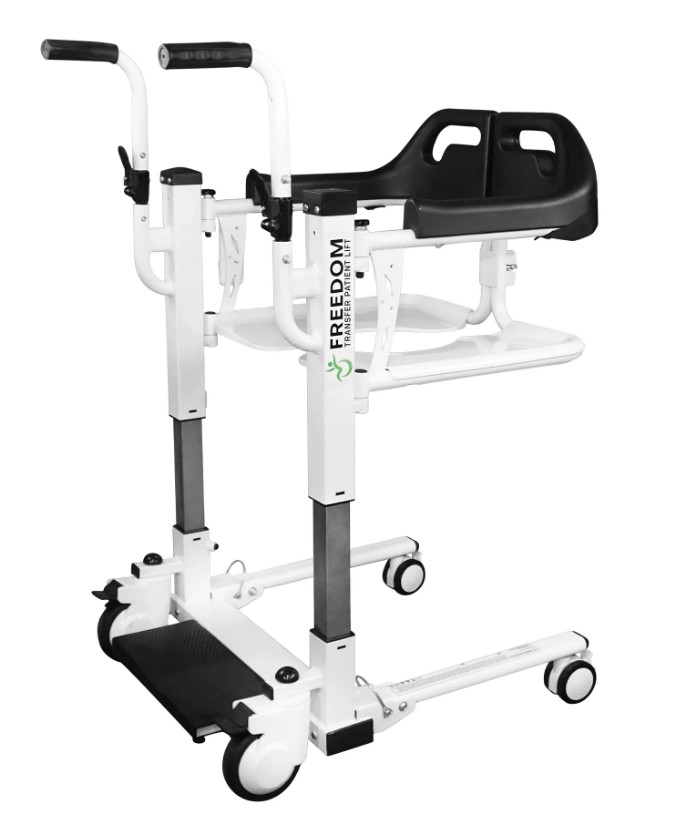Patient Lift Transfer Chair for Seated Transfers, Freedom Electric ...