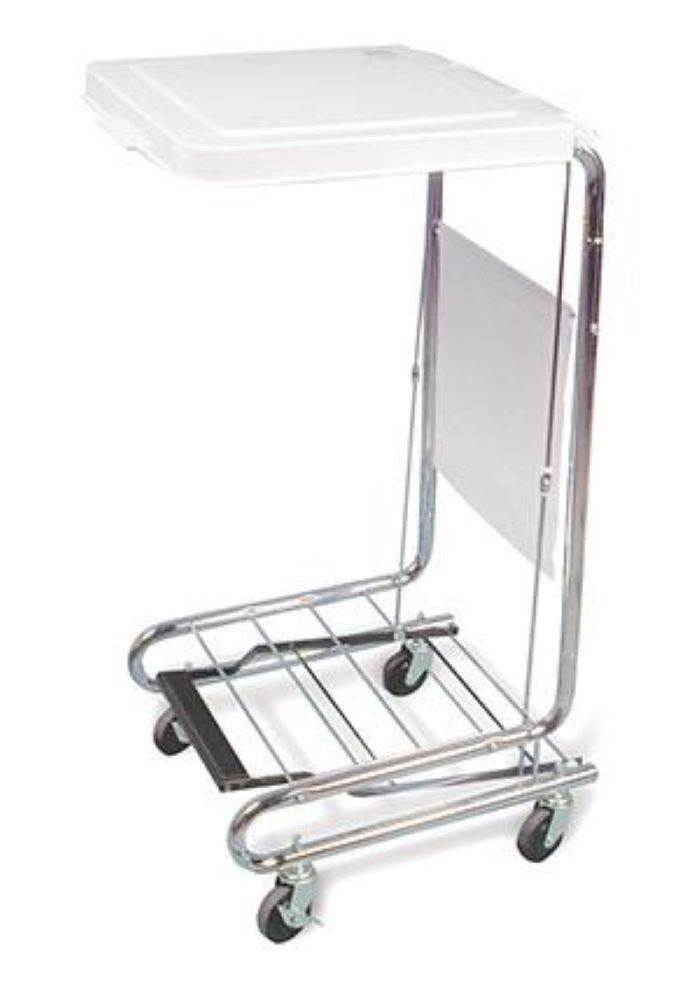 Industrial Laundry Hamper Stand, fits 36-42 Gallon Bags, Portable ...