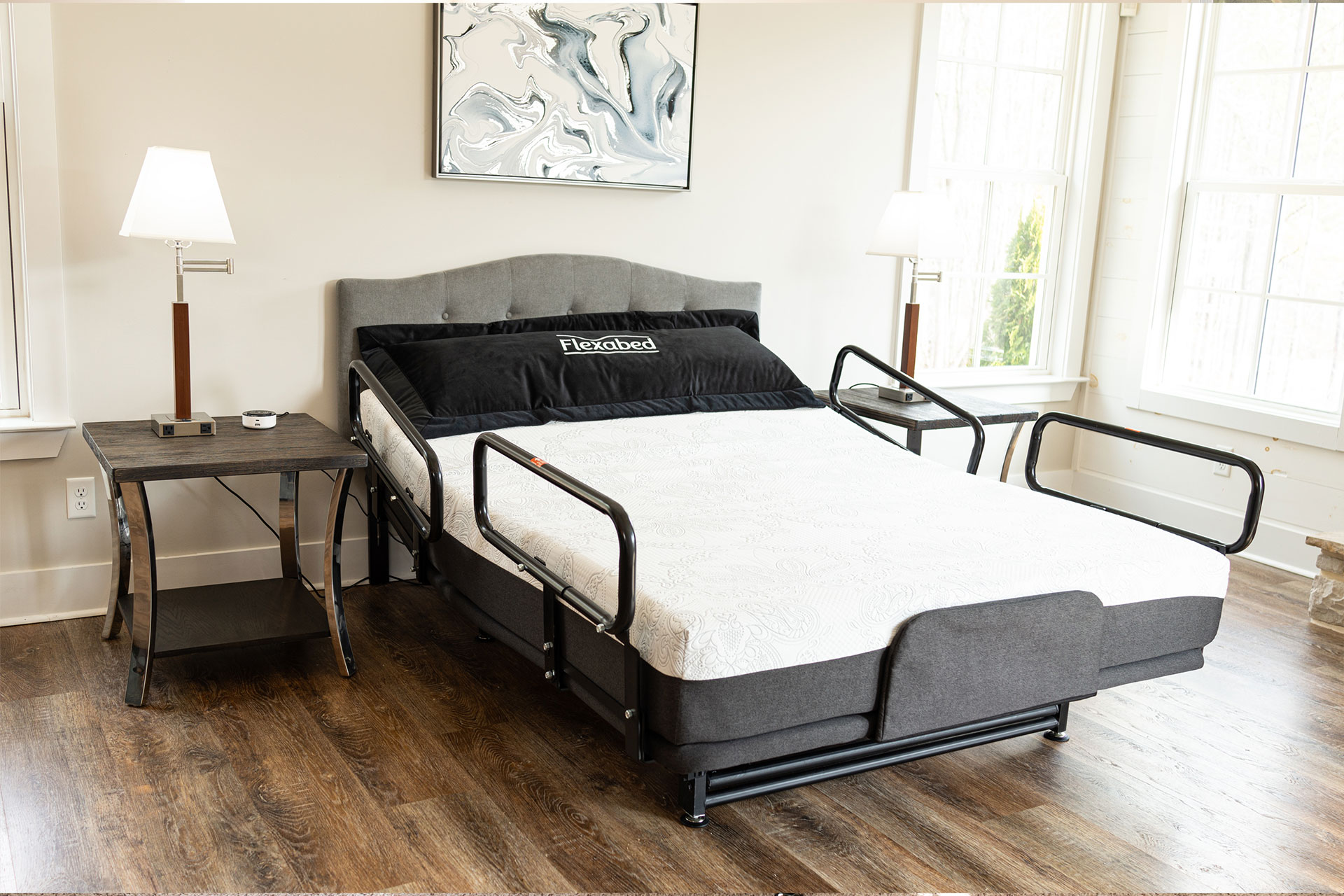 Electric Adjustable Bed Hi Lo SL by Flex A Bed T74HRX0 Adjustable Beds