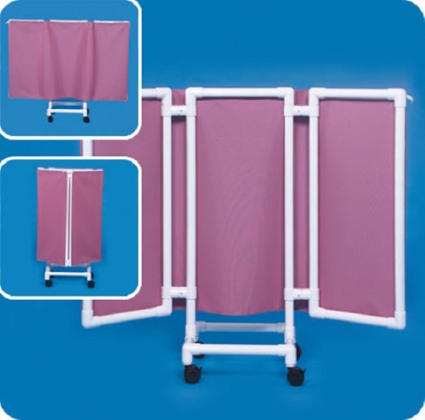 IPU 3 Panel Fold-in Privacy Screen with PVC Frame