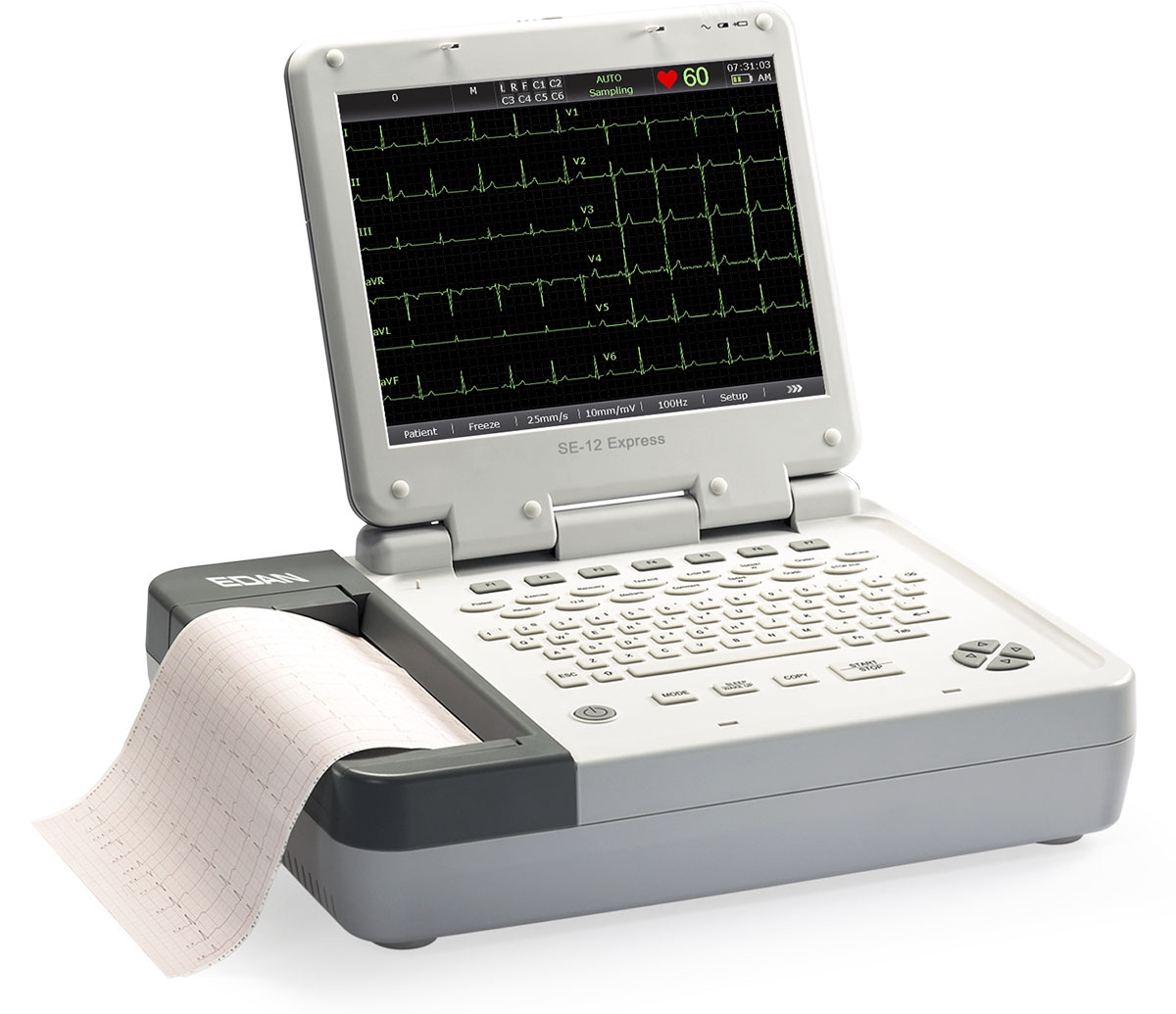 ECG Machine for Resting and Exercise Diagnostics | Edan SE-12 Express