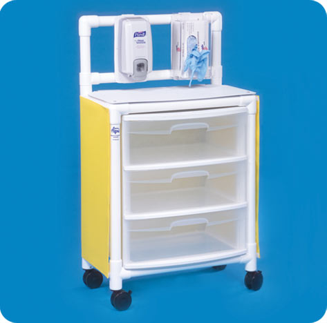 Isolation Station Medical Cart ON SALE - FREE Shipping