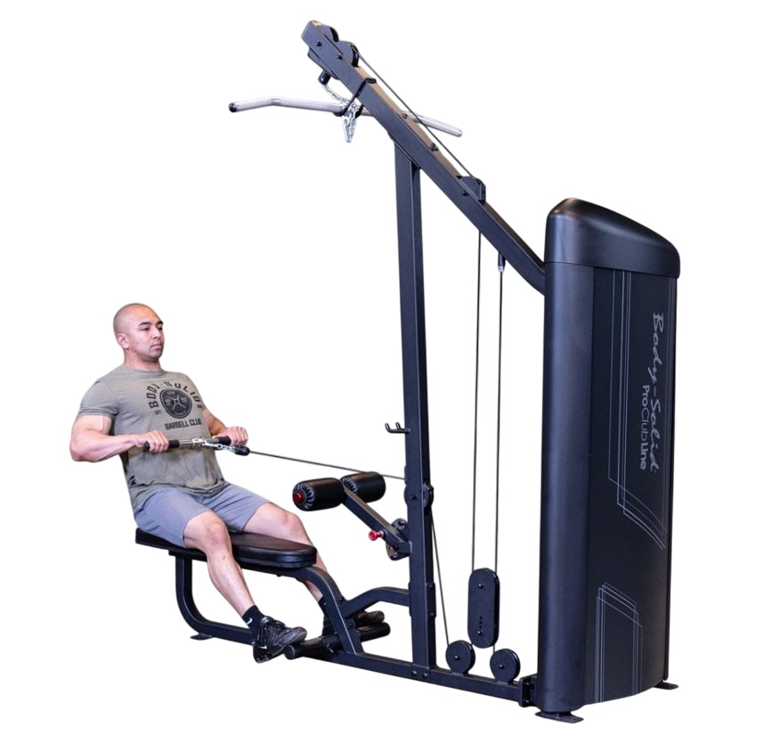 Lat Pulldown and Seated Row Machine - FREE Shipping