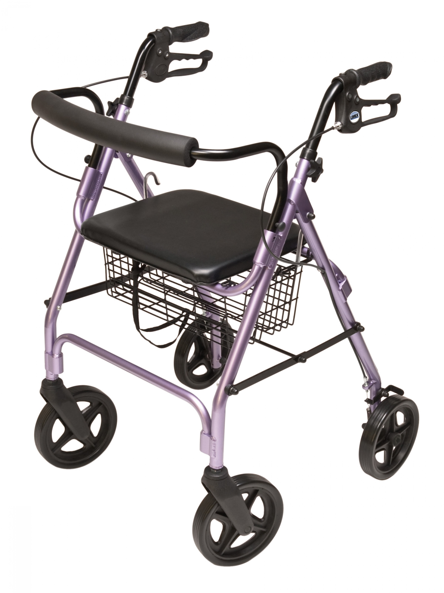 Upright Rollator Walker, Lightweight Aluminum Construction, Foldable ...