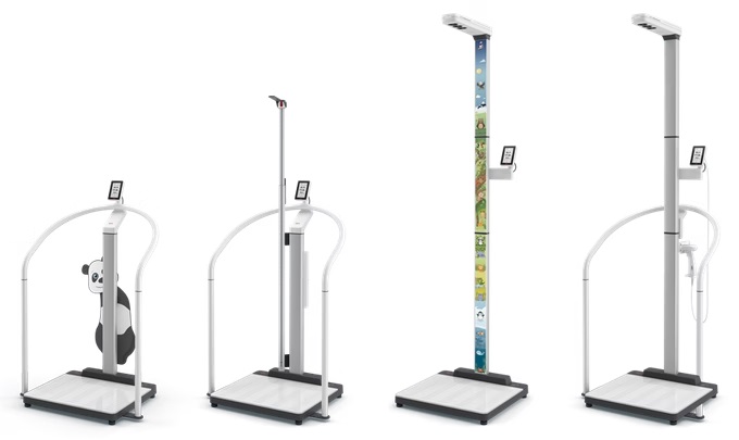 Measuring Station with ID Display for Electronic Medical Records