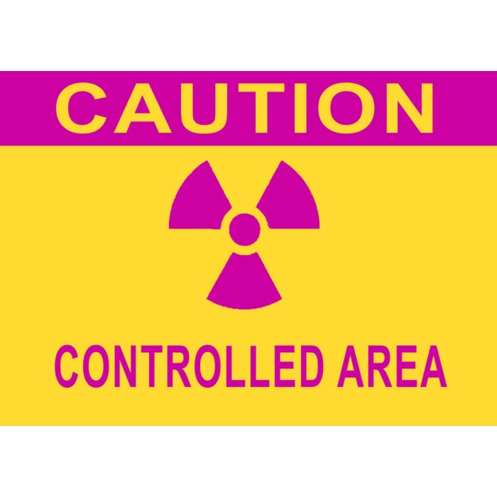 Medical Safety Signs for Controlled and Restricted Areas