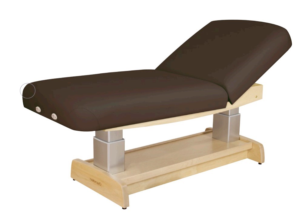 Medical Treatment Table, Wood Construction, Tiltable Top, Adjustable ...