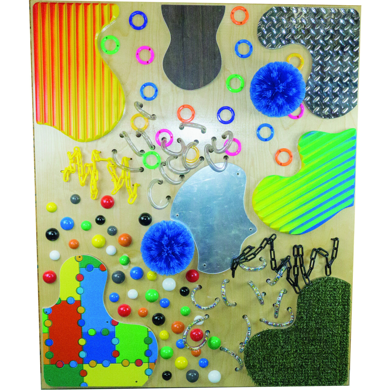 Tactile and Visual Stimulate Textured Wall