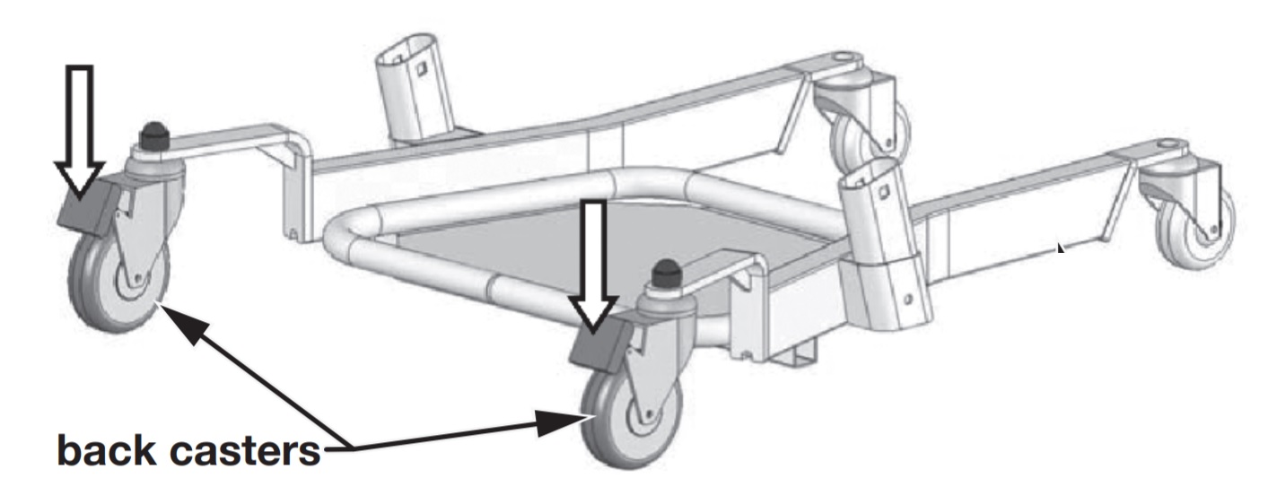 Replacement Components for the Lumex Stand Assist Patient Transport