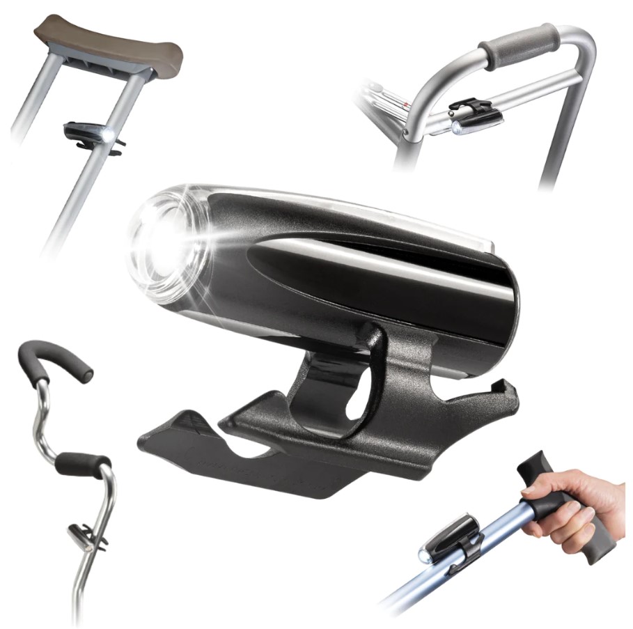 StrongArm LED Safety Light for Canes, Walkers, Crutches, and Reachers