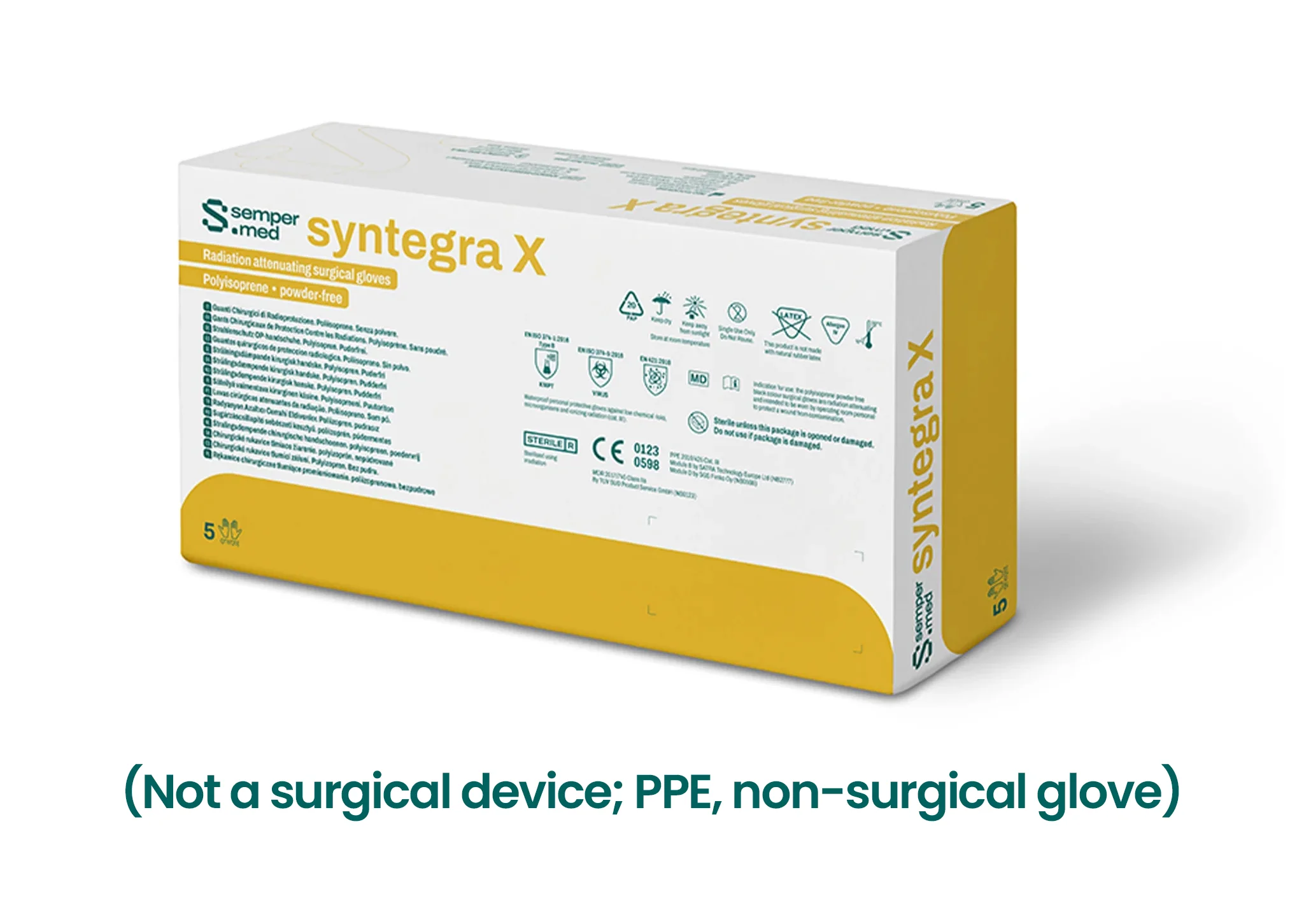 Syntegra X Radiation Attenuating Surgical Gloves - Advanced Tungsten ...