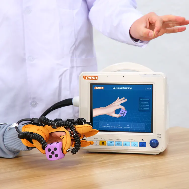 Hand Therapy Rehabilitation Robotic Gloves - Syrebo 08E from Neuro ...