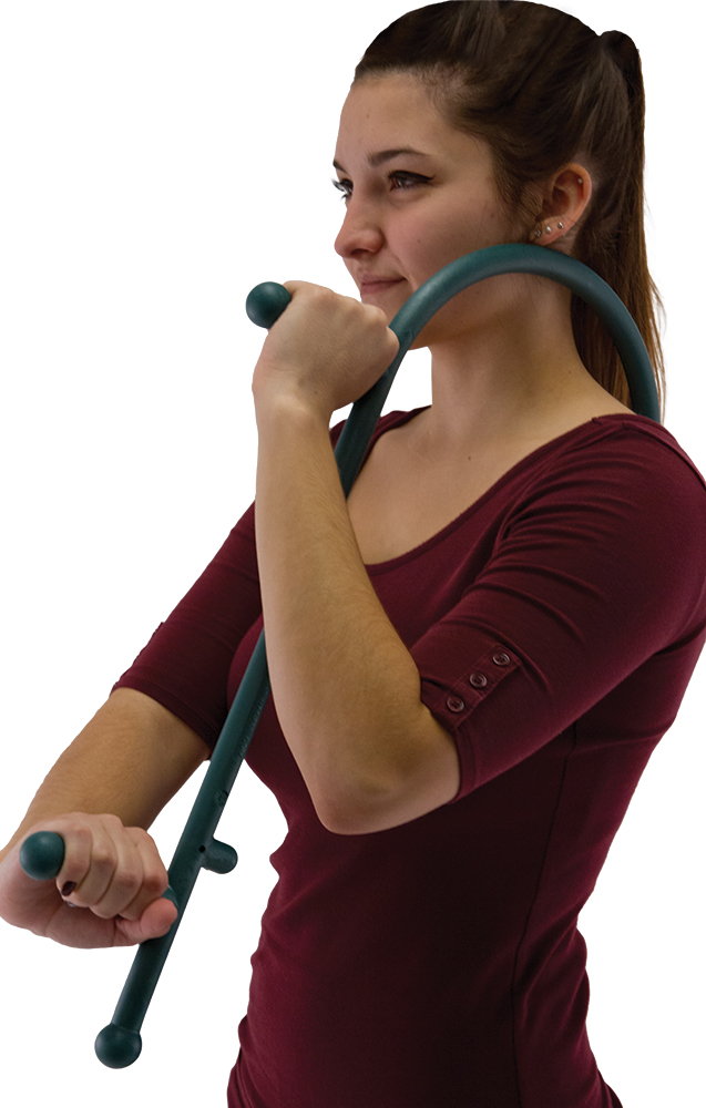 Thera Cane For Deep Pressure Massage - Self Massager with 6 Therapy Nodes