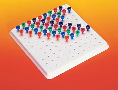 Multi-Colored Beaded Pegs Board - FREE Shipping