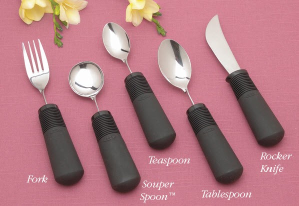 Adaptive Equipment For Eating | Rocker Knife | Weighted Utensils ...