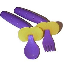 Pediatric Eating Aids | Weighted Utensils | Scooped Dish | Food Guard