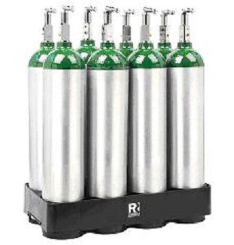 Oxygen Cylinder Racks | Oxygen Cart | Cylinder Cart - DISCOUNT ...